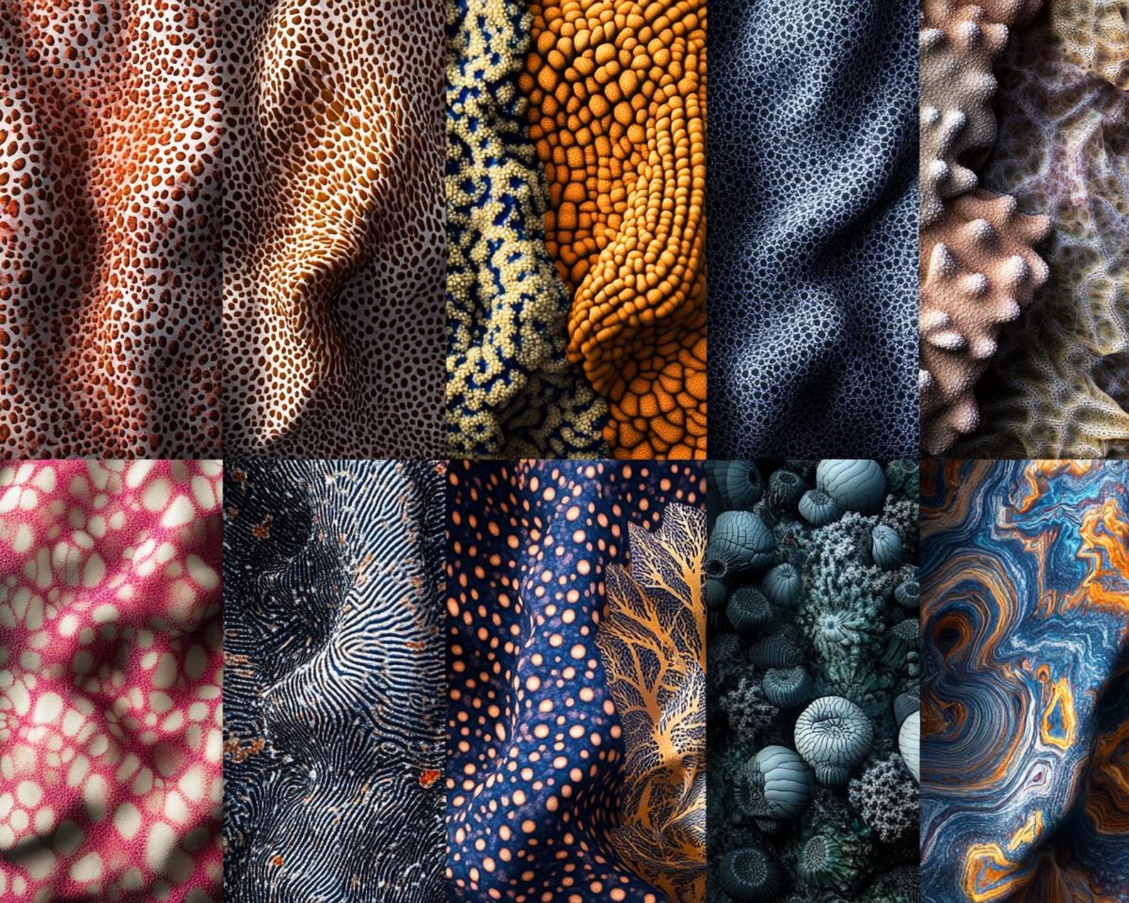 Coral Reef Texture Procreate Brushes: 100+ Seamless Patterns (instant ...