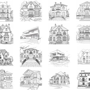 155+ Luxury House Procreate Brush Set | Stamps for Procreate | Instant ...