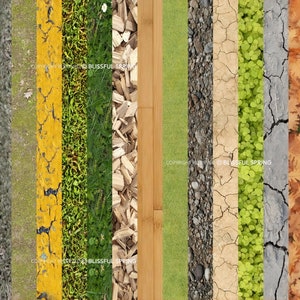 100+ Ground Texture Brushes for Procreate: Seamless Patterns (digital ...