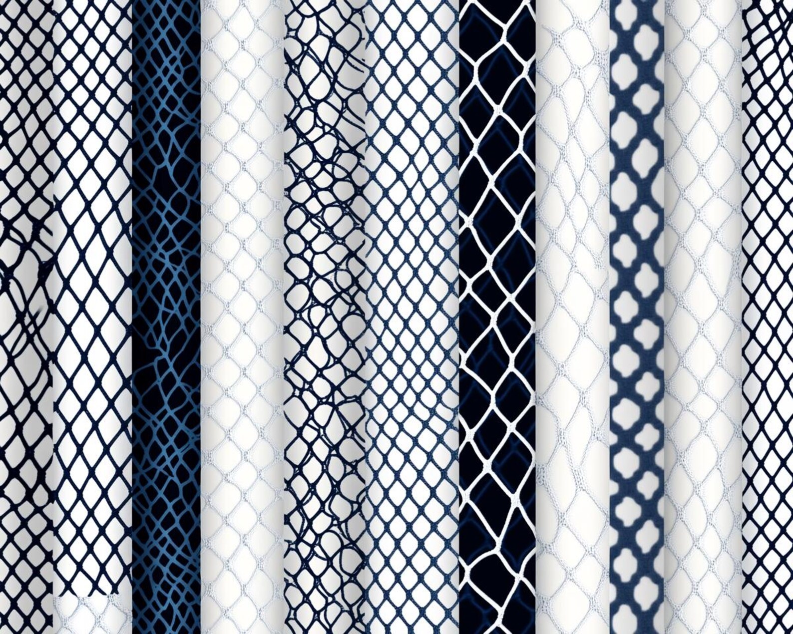 100+ Fishnet Texture Procreate Brushes: Seamless Patterns (instant ...