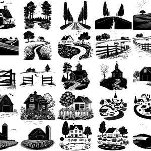 Countryside SVG Bundle, Set of 100, Instant Digital Download Svg Png ...
