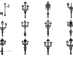 100+ Street Lamp Procreate Brush Set | Unique Realistic Lamp Stamp ...