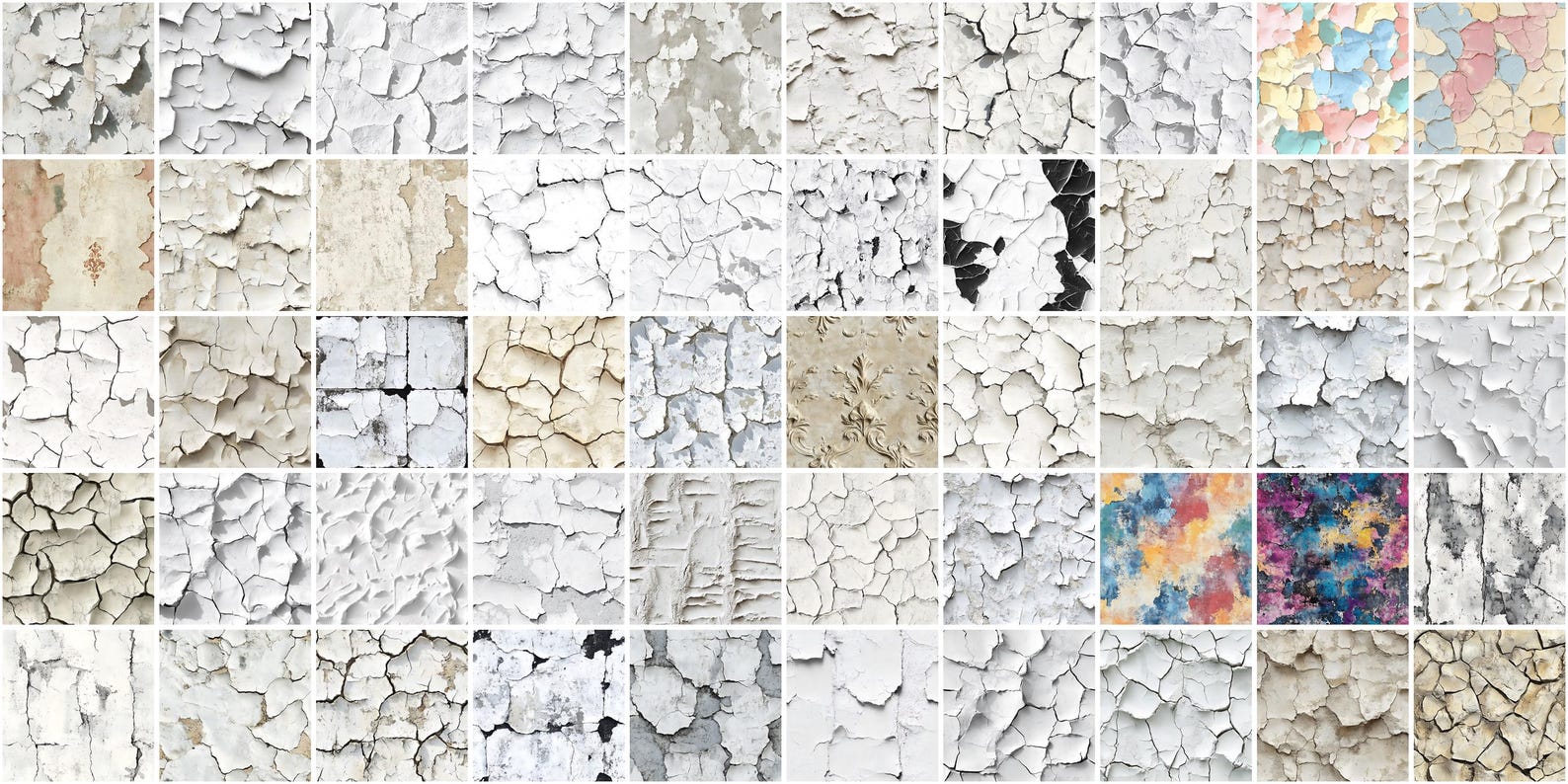 100+ Chipped Plaster Procreate Brushes: Seamless Texture Patterns ...