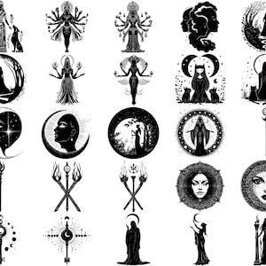 Goddess Hecate SVG Bundle, Set of 100, Instant Digital Download Svg Png ...