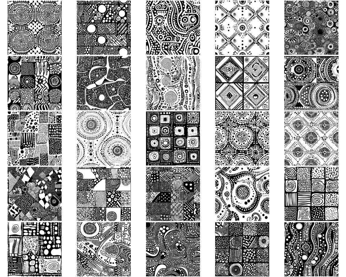 Quilt Patchwork Pattern SVG Bundle: 100 Seamless Designs (digital ...