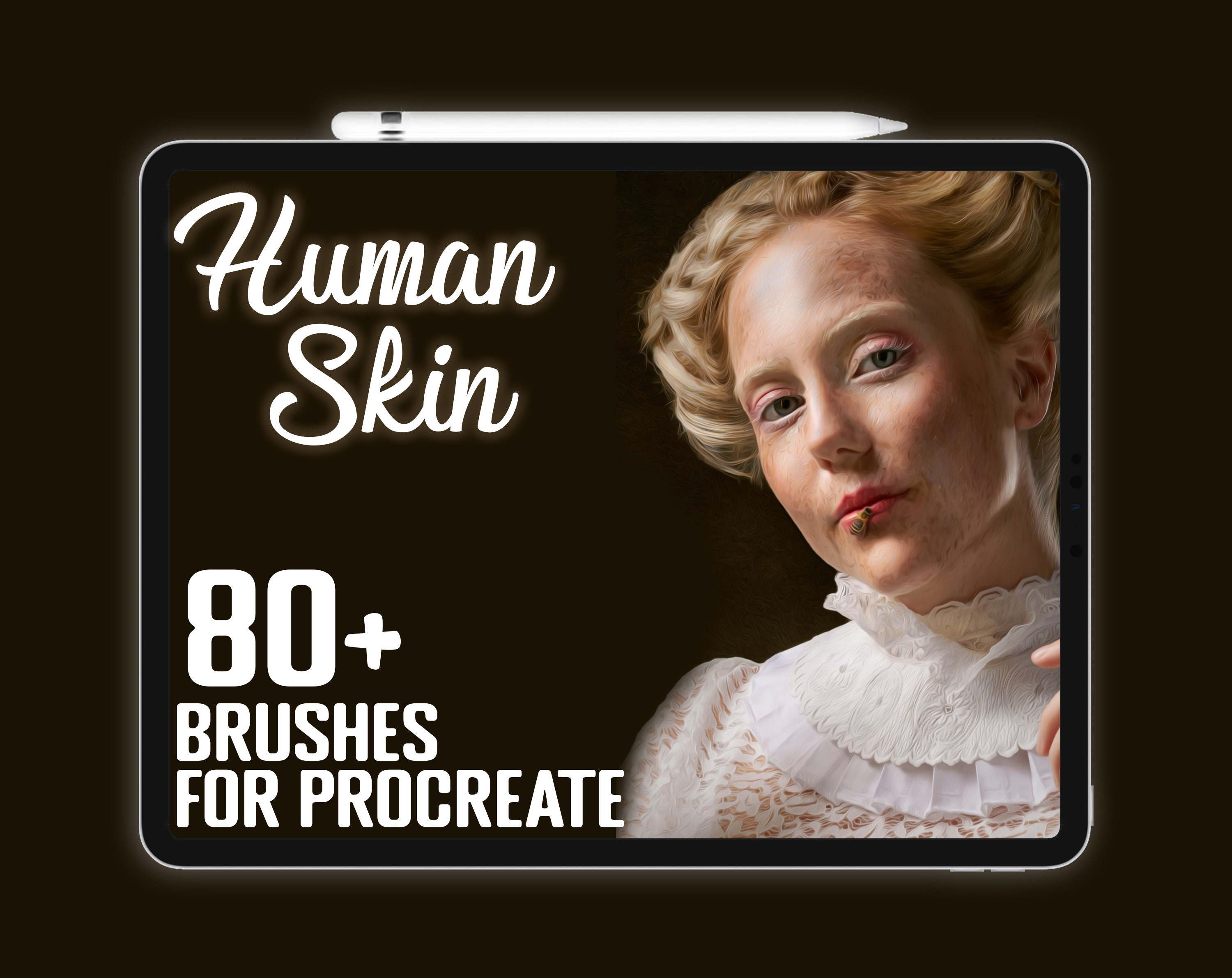 80 Human Skin Procreate Brushes Bundle Skin Brushes for - Etsy