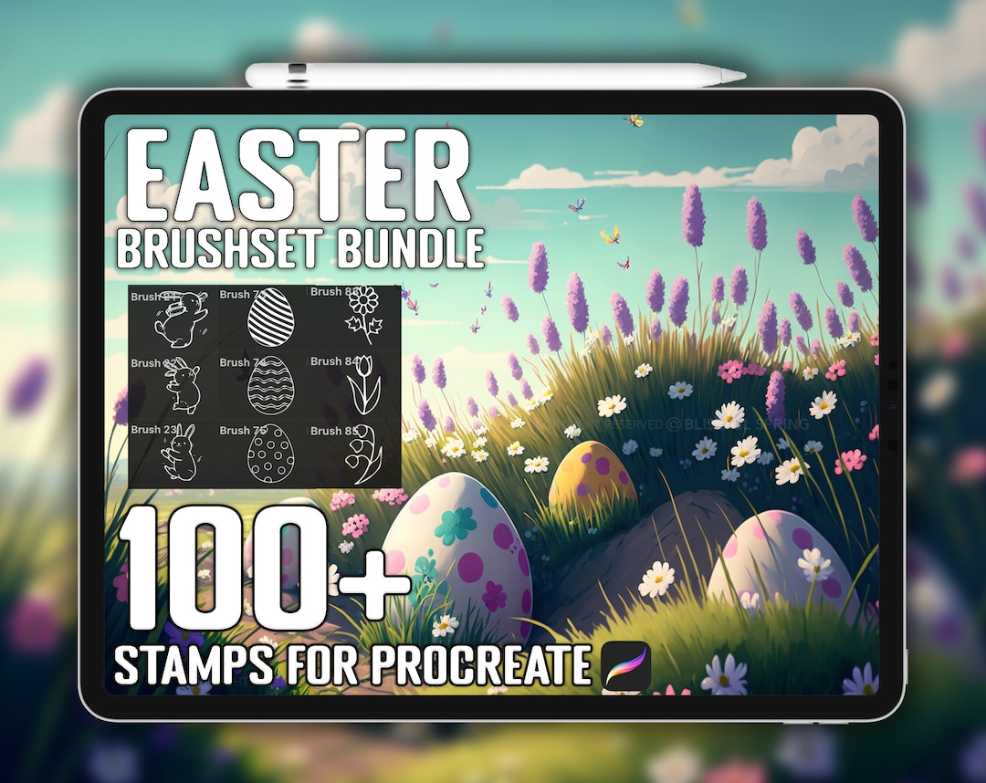 100+ Procreate Easter Brushes, Procreate Easter Stamps, Procreate ...