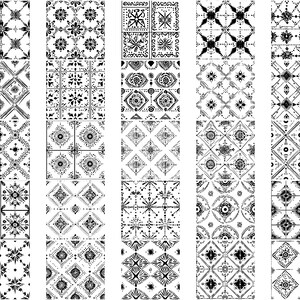 Barn Quilt Seamless Pattern SVG Bundle: 100 Rustic Designs (digital ...
