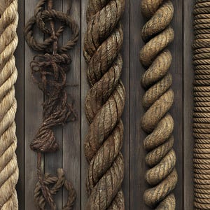 100+ Rope Fiber Texture Procreate Pattern Brushes, Seamless Textures ...
