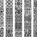 100 Seamless Pattern SVG Bundle: Intricate Designs (digital Download ...