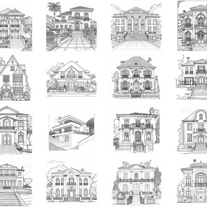 155+ Luxury House Procreate Brush Set | Stamps for Procreate | Instant ...