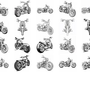 128+ Motorcycle Biker Procreate Brush Set | Stamps for Procreate ...