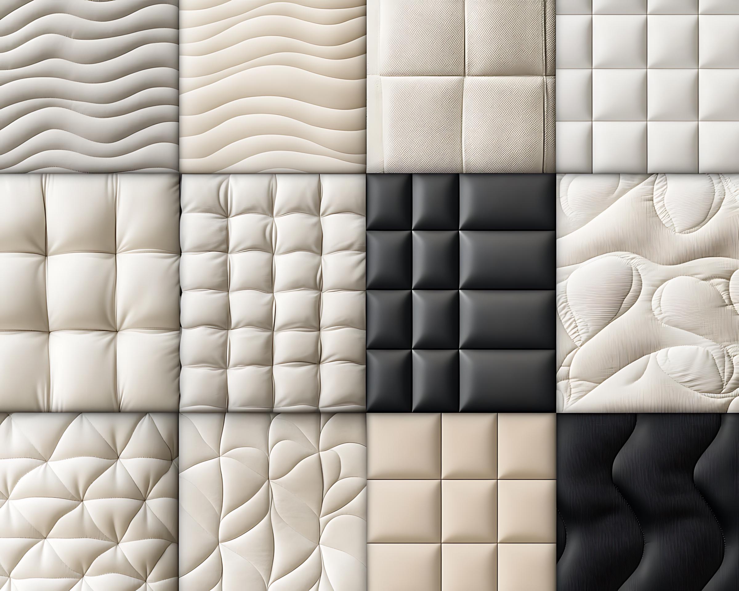 100+ Puffed Quilt Texture Procreate Brushes: Seamless Patterns (digital ...