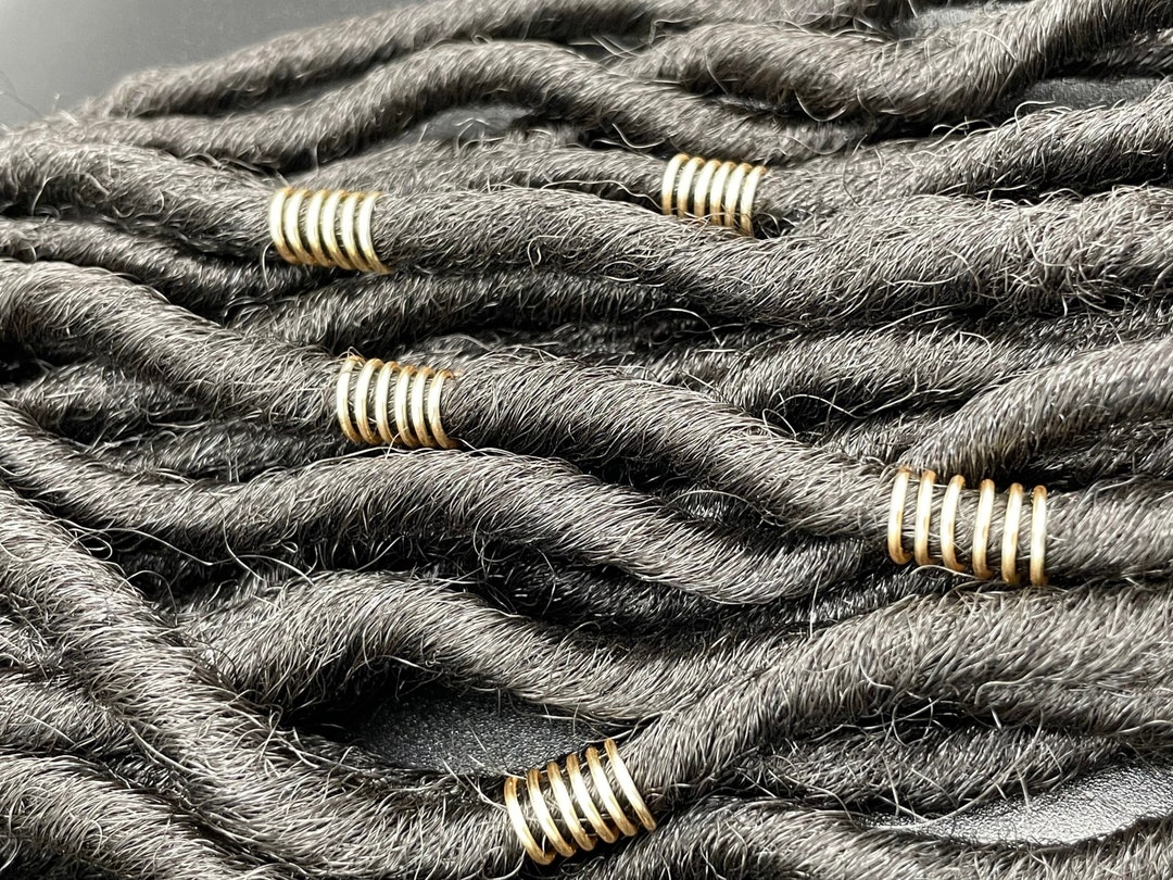 Spiral Loc Jewels, Loc Jewelry, Gold Hair Cuffs, Hair Accessories ...