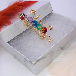 Gold 2pc Loc Jewelry Set, Chakra Inspired Jewelry, Hair Jewelry, Loc ...