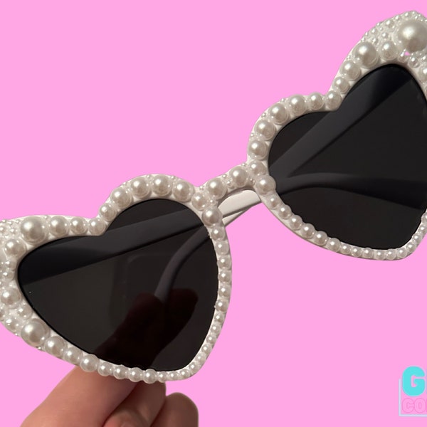 Heart Shaped Sunglasses - Etsy