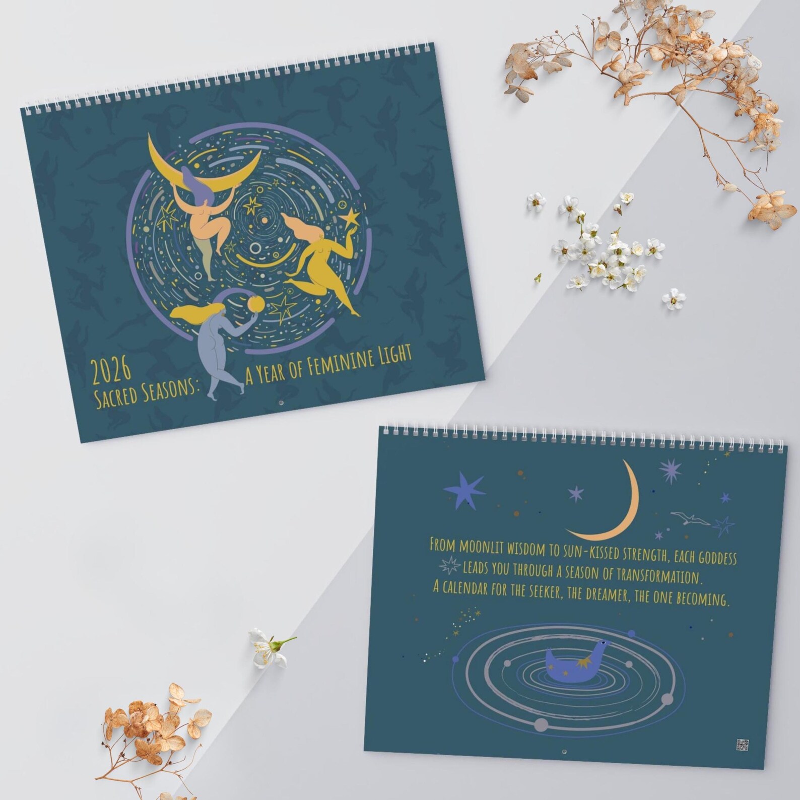 2026 Divine Feminine Goddesses Wall Calendar, Inspiring Art - Etsy