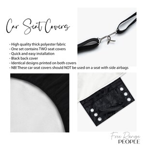 Make You Own Magic (dark) Car Seat Covers | Snake, Mushrooms, Moth ...