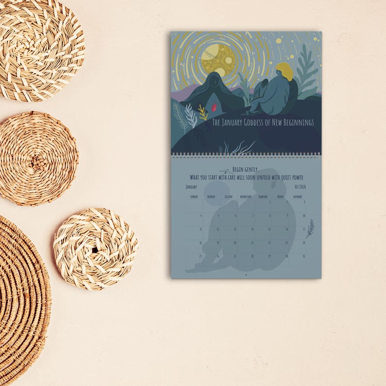 2026 Divine Feminine Goddesses Wall Calendar, Inspiring Art - Etsy