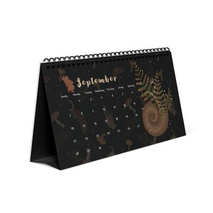 Mystic Forest - 2025 Desktop Calendar | Office Decor | Monthly Calendar ...