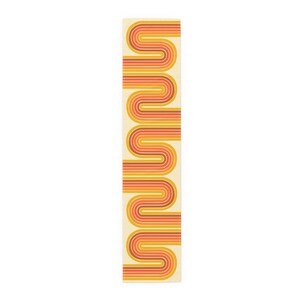 Groovy Wave Table Runner | Nostalgia 70s Hippie, Modern & Retro, MCM ...