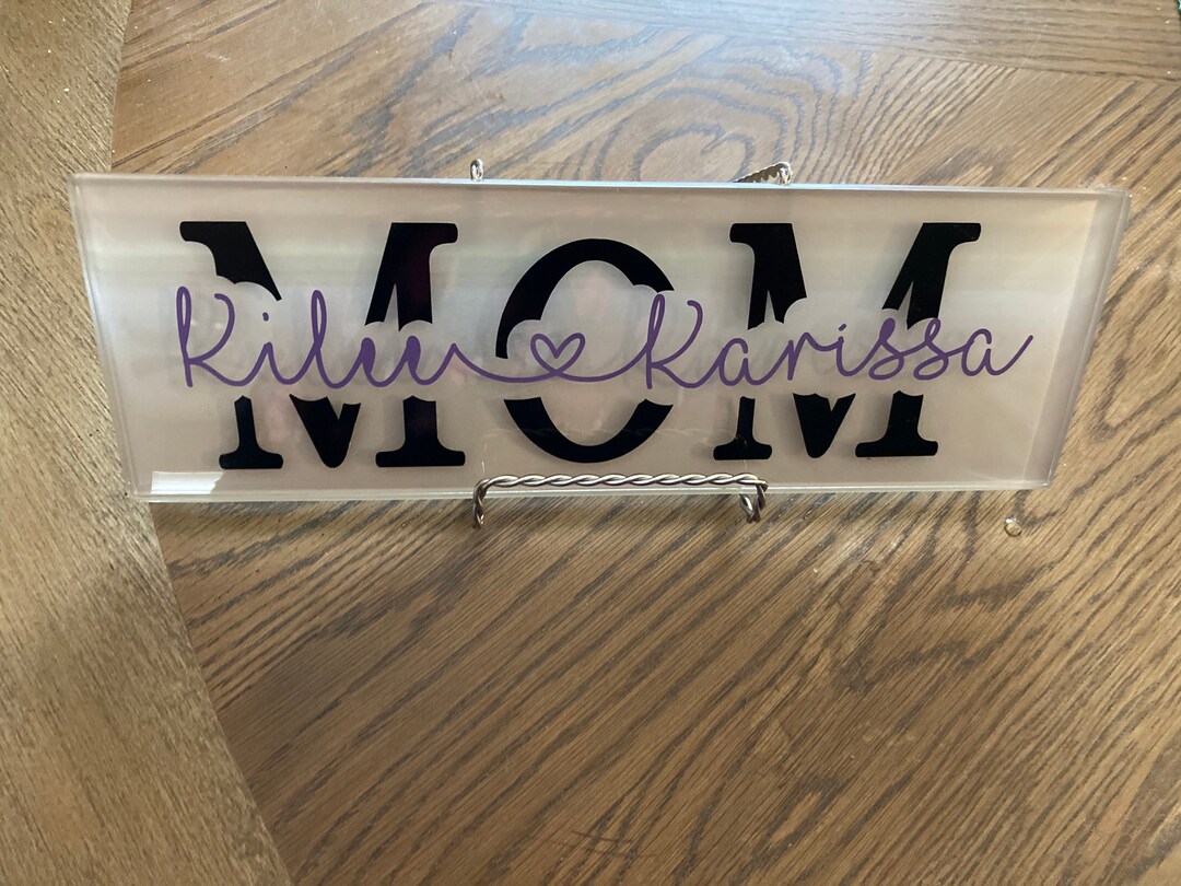 Personalized Mother’s Day Name Plaque, Mother’s Day Tile, Gift for Mom ...