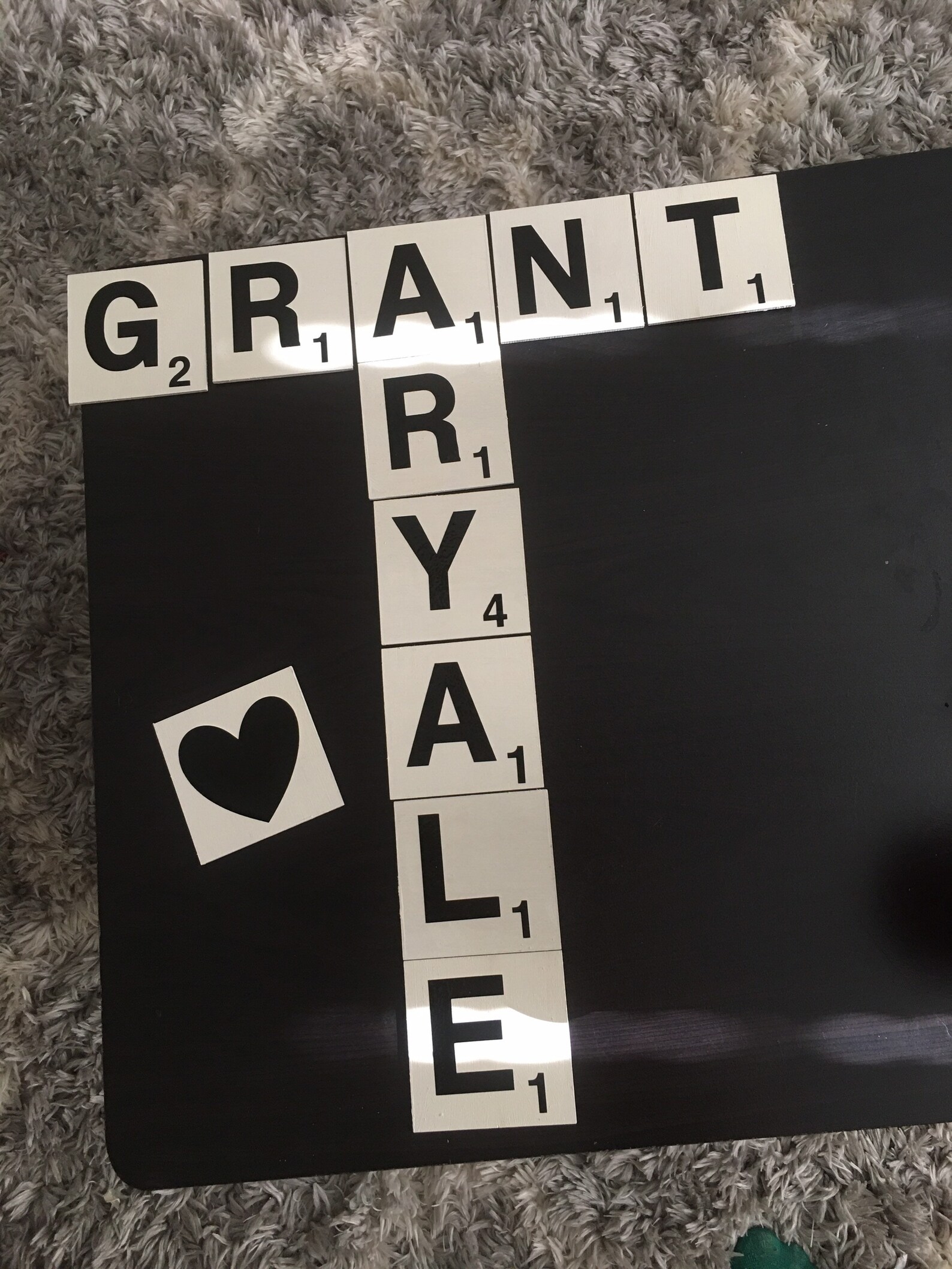Personalized Scrabble Letters for Wall Decor Custom Scrabble - Etsy