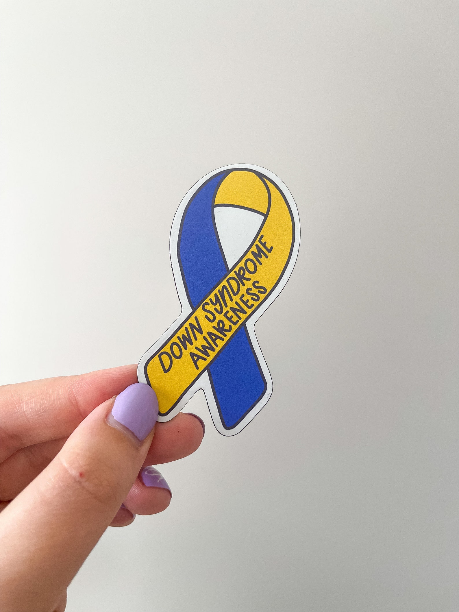 Down Syndrome Awareness Ribbon Magnet Down Syndrome Magnet - Etsy