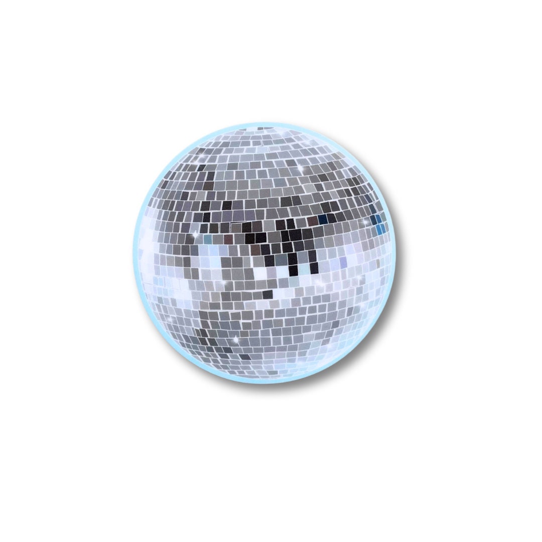 Disco Ball Sticker Cute Sticker, Laptop Sticker, Waterproof Sticker ...