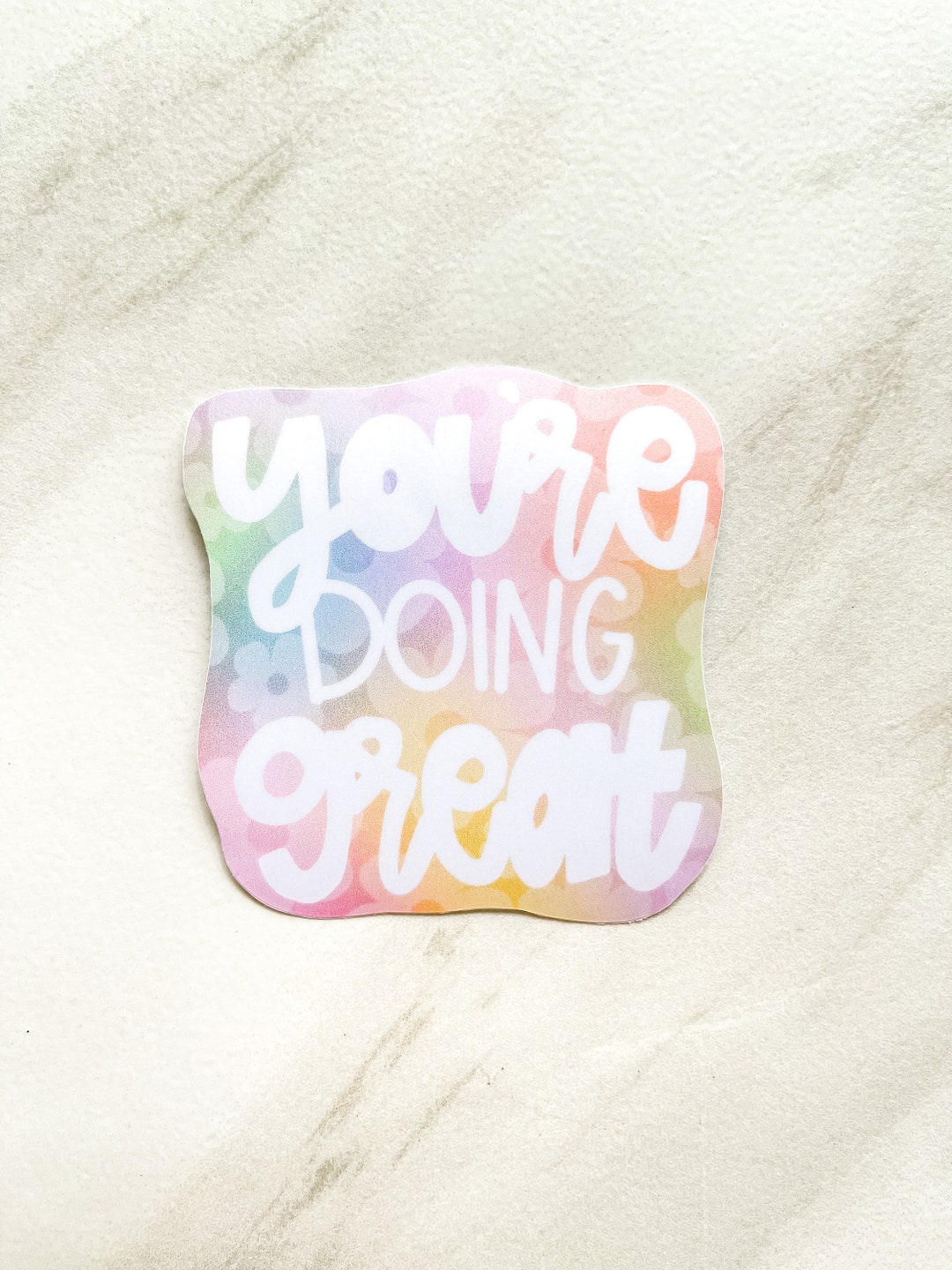 Youre Doing Great Sticker Cute Sticker, Laptop Sticker, Waterproof ...