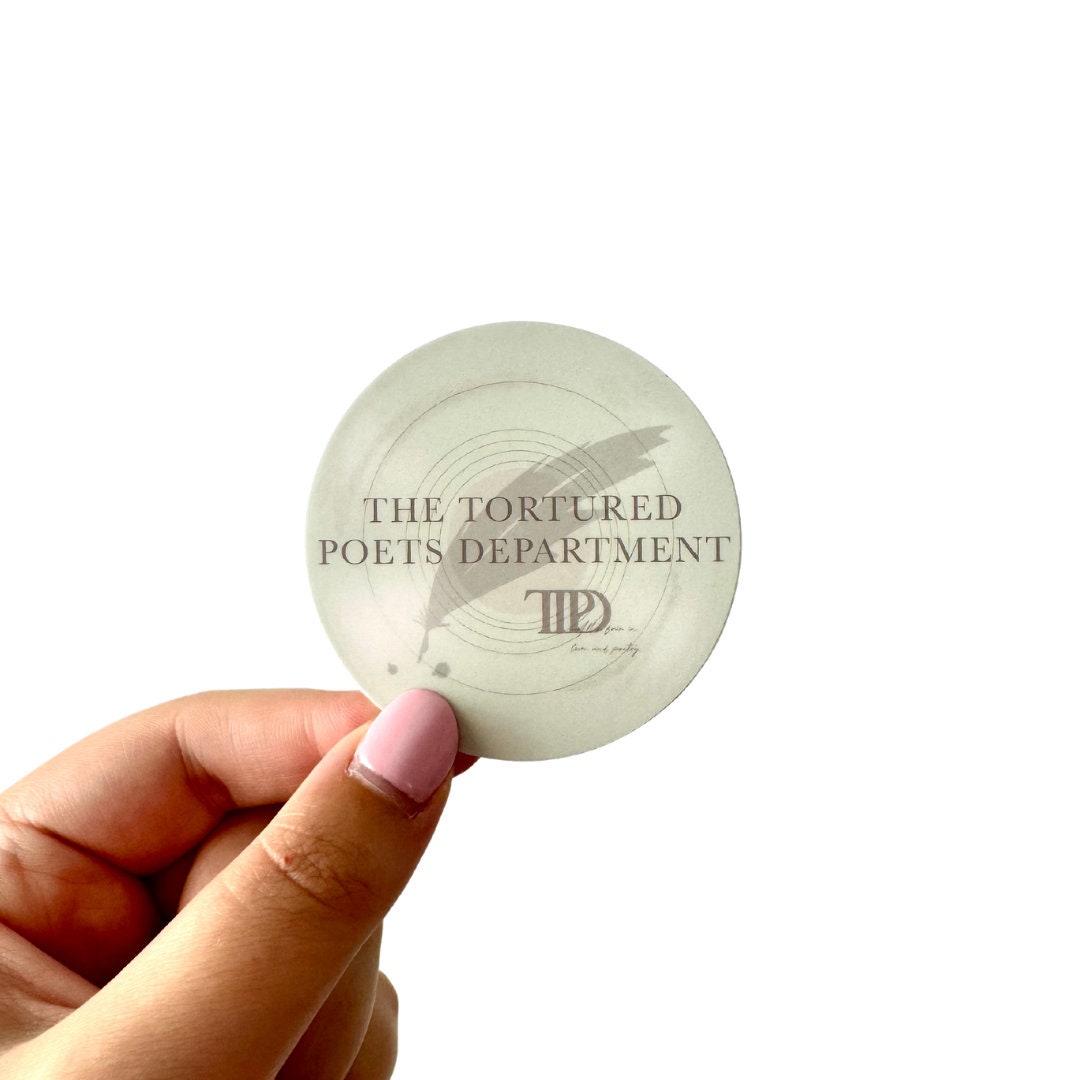 The Tortured Poets Department Vinyl Record Sticker Cute Sticker, Laptop ...