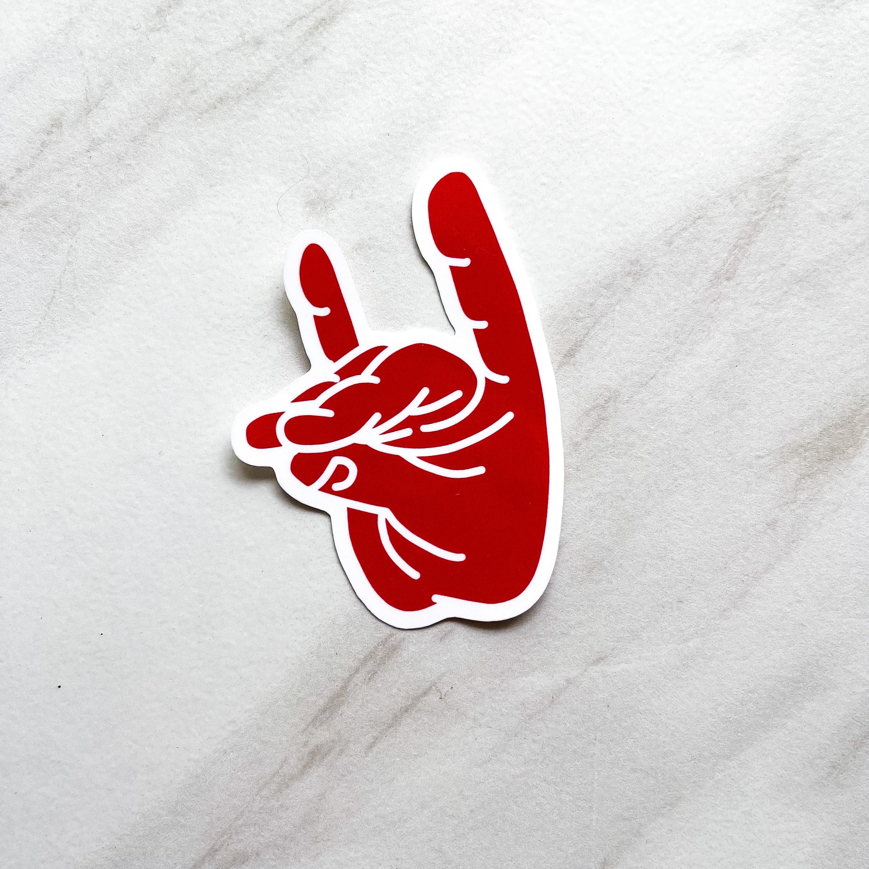 Wolfpack Hand Sticker Cute Sticker Laptop Sticker - Etsy
