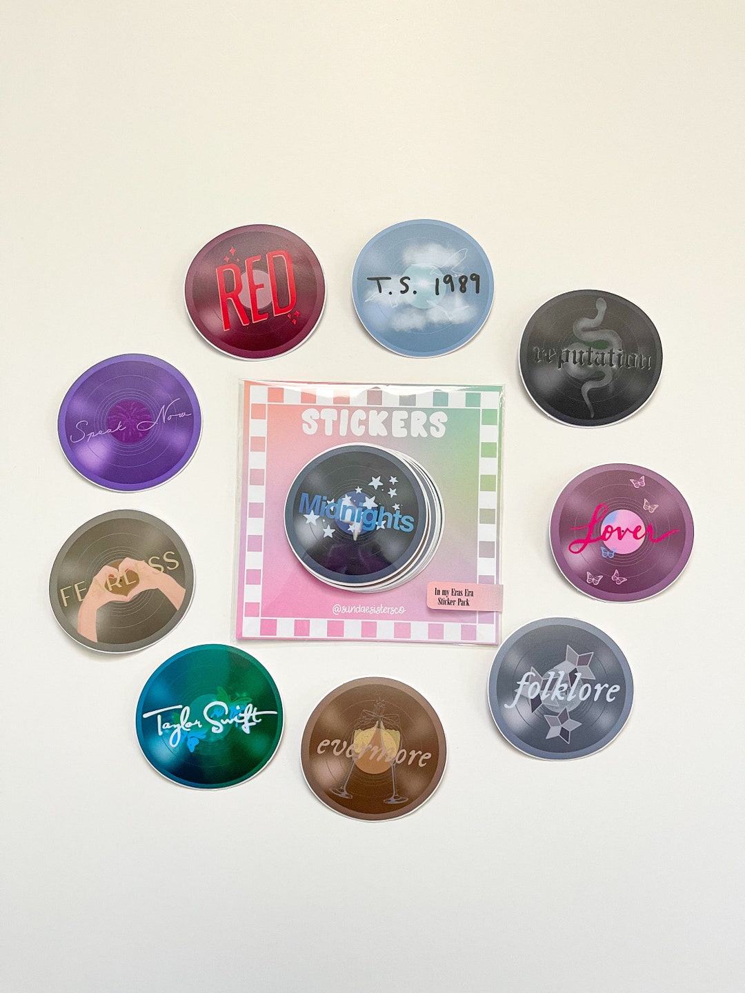 In My Eras Era Sticker Pack Swiftie Stickers, Taylor Swift Inspired ...