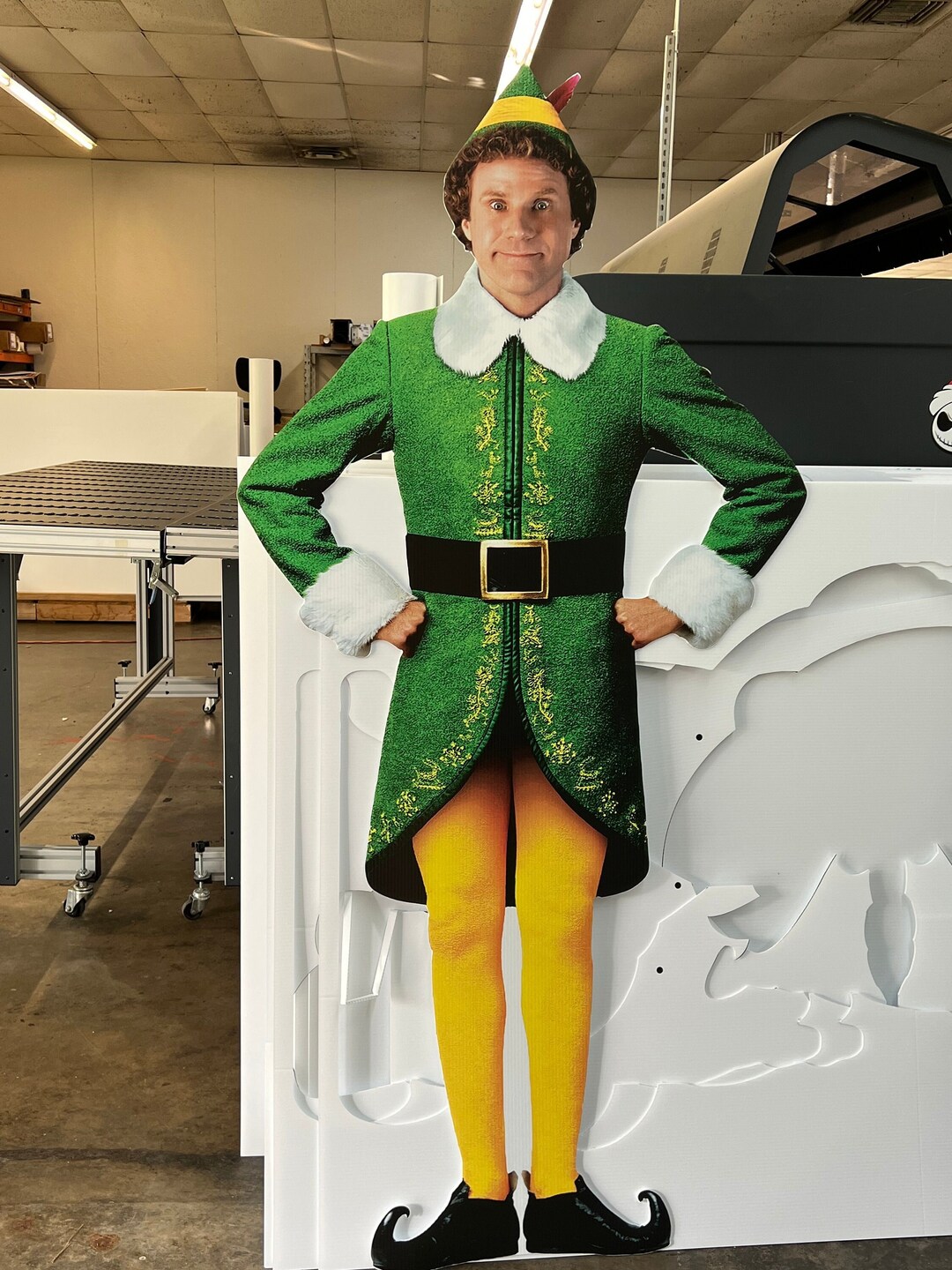 72 6ft Life Size Buddy The Elf Indooroutdoor Cutout Etsy