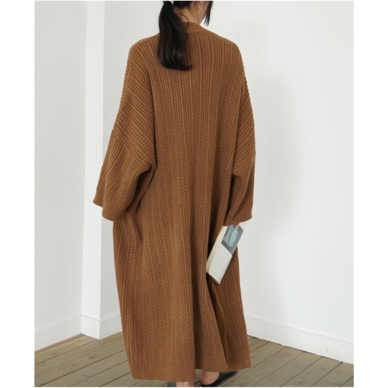 Long Open Cardigan for Women Duster Sweater Maxi Cardigan - Etsy