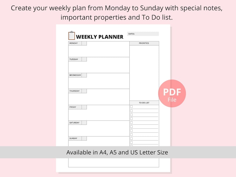 Exam Study Planner: Student Revision Timetable (digital Download) - Etsy