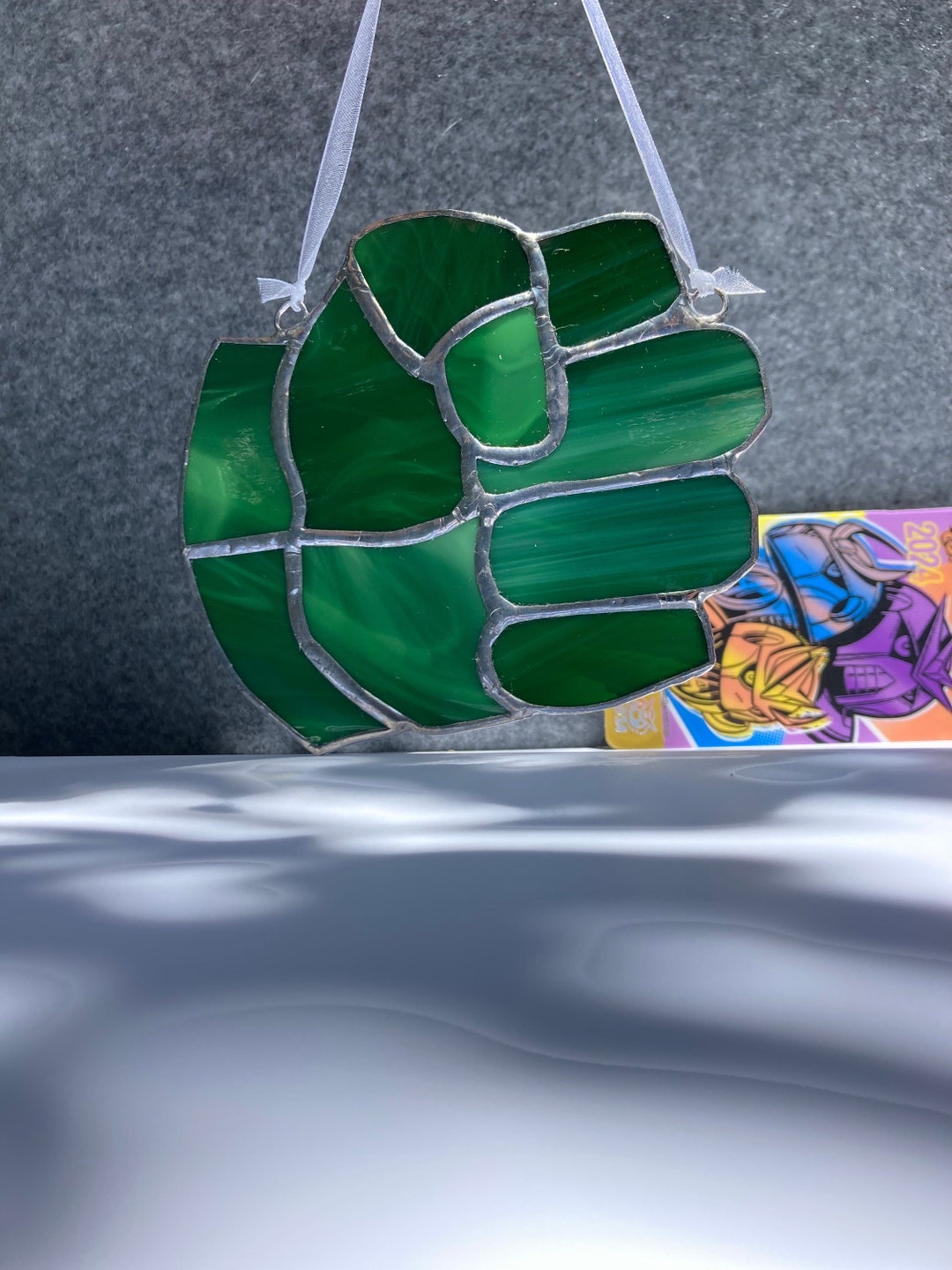 Hulk Fist Suncatcher - Etsy