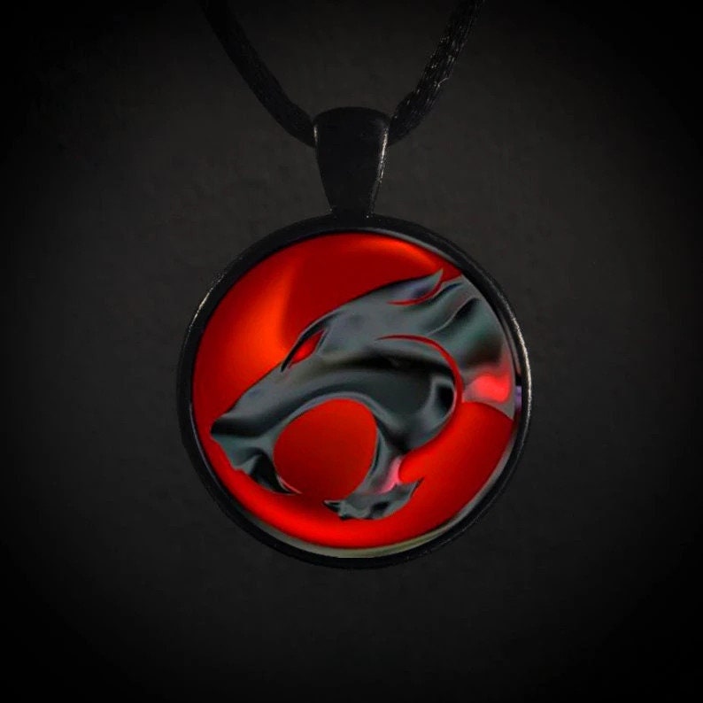 Thundercats Pendant Necklace | Eye of Thundera, Black Alloy, 50 Cm ...