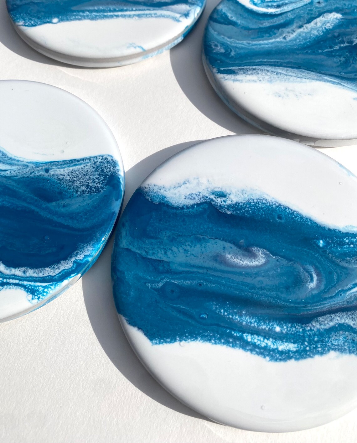 Ocean Coasters, Ceramic Ocean Coasters, Nautical Gifts, Nautical Home ...