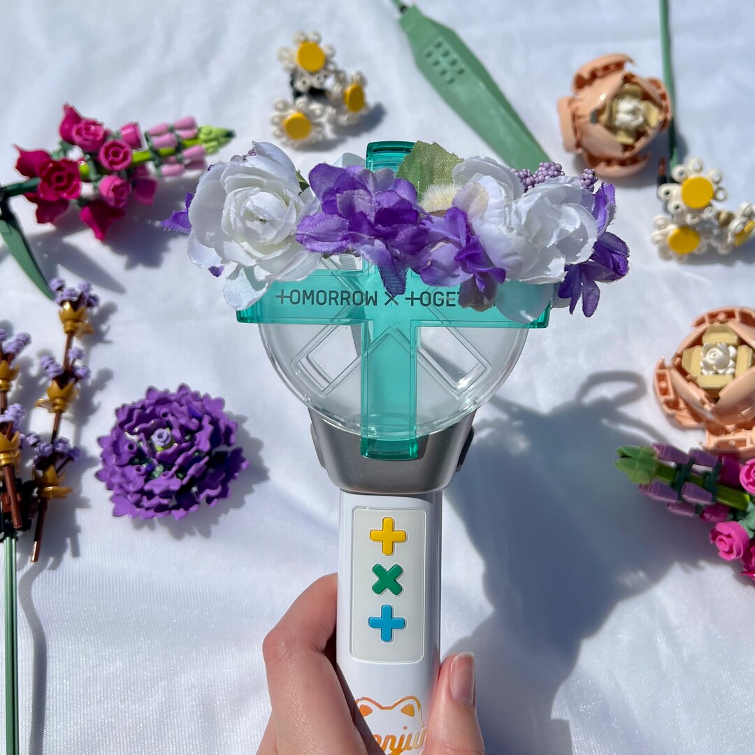 T X T Lightstick Flower Crown - Etsy