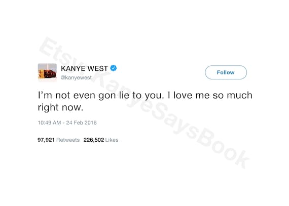 Kanye West Tweets Fonts