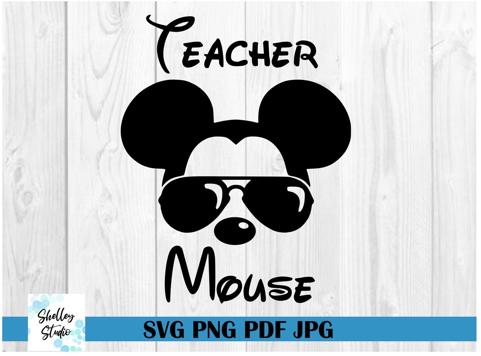 Teacher svg files teacher life svg mickey mouse teacher | Etsy