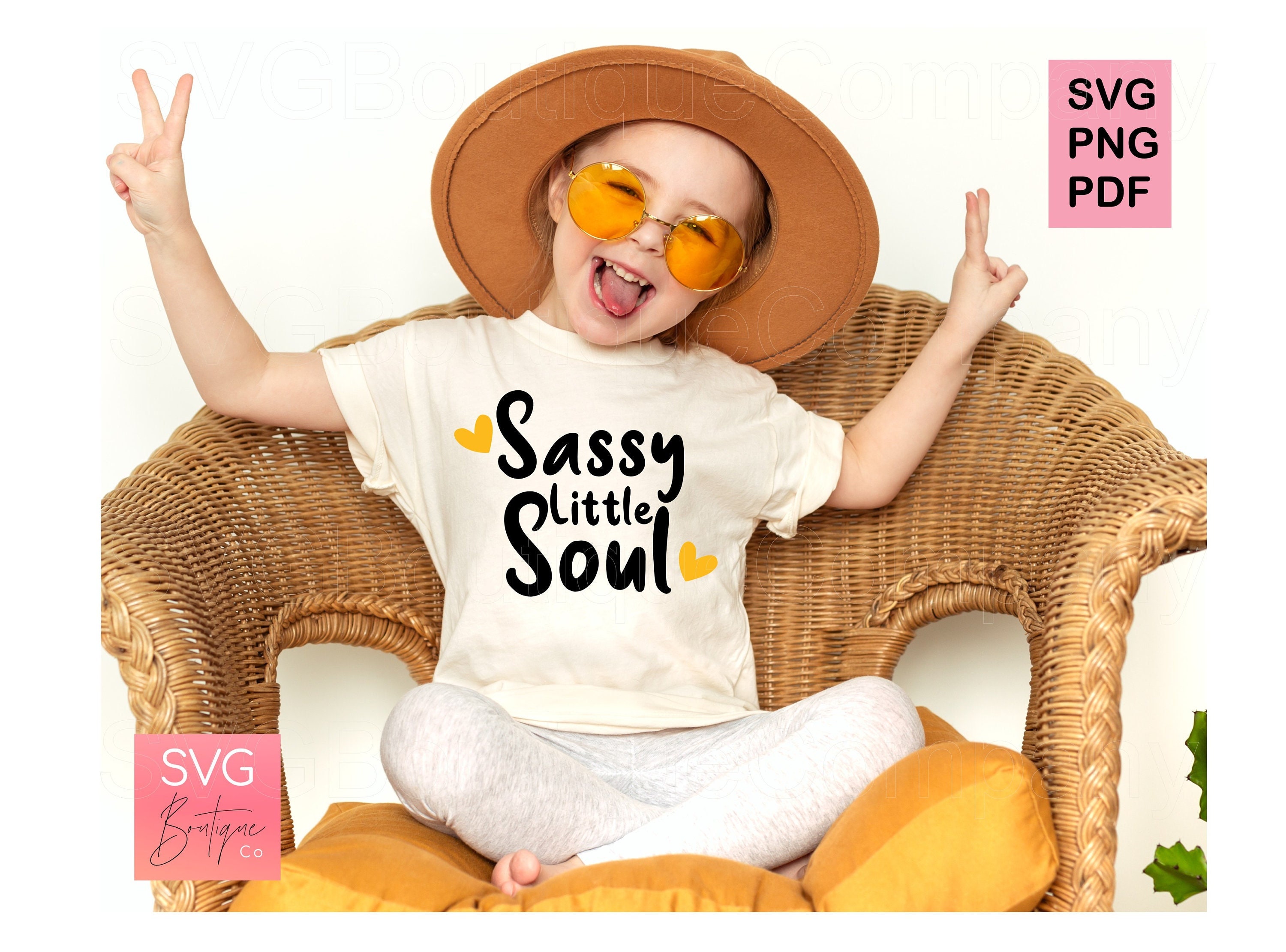 Sassy Svg, Sassy Little Soul Svg Png, Cute Girl Svg, Toddler Svg Shirt ...