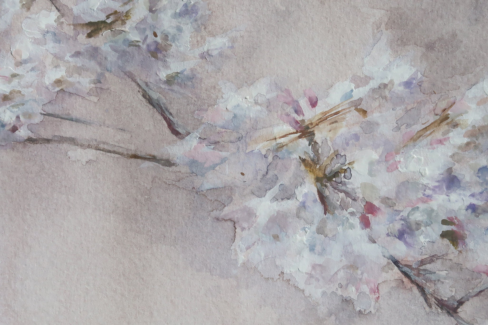 Yiching Chen The Spring Wind, Contemporary Nihonga (Japanese Painting ...