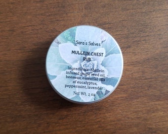 MENTHOL Herbal Chest Rub Natural Vapor Rub Congestion Relief Menthol ...