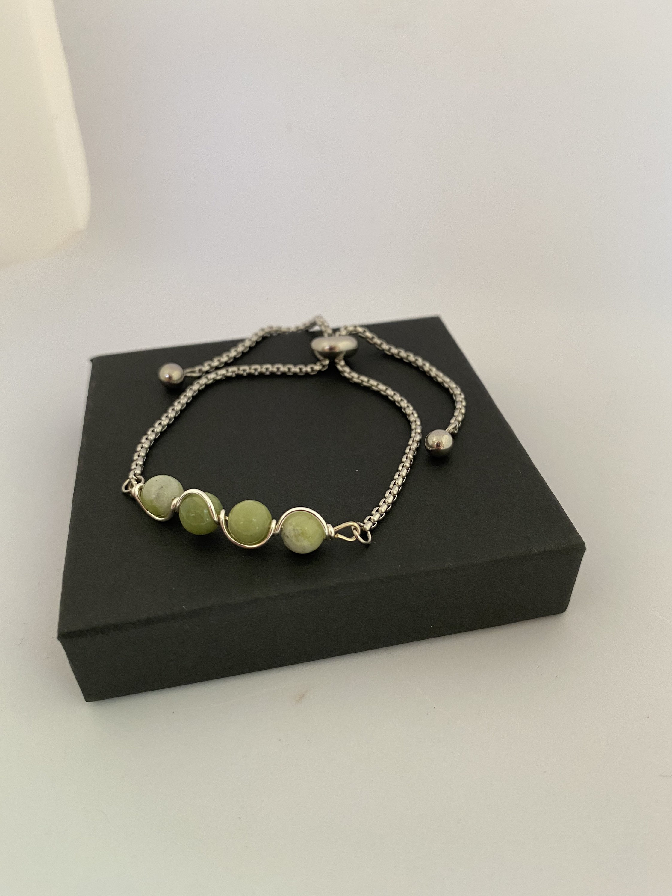 August Birthstone Bracelet Peridot Bracelet for Women Green - Etsy