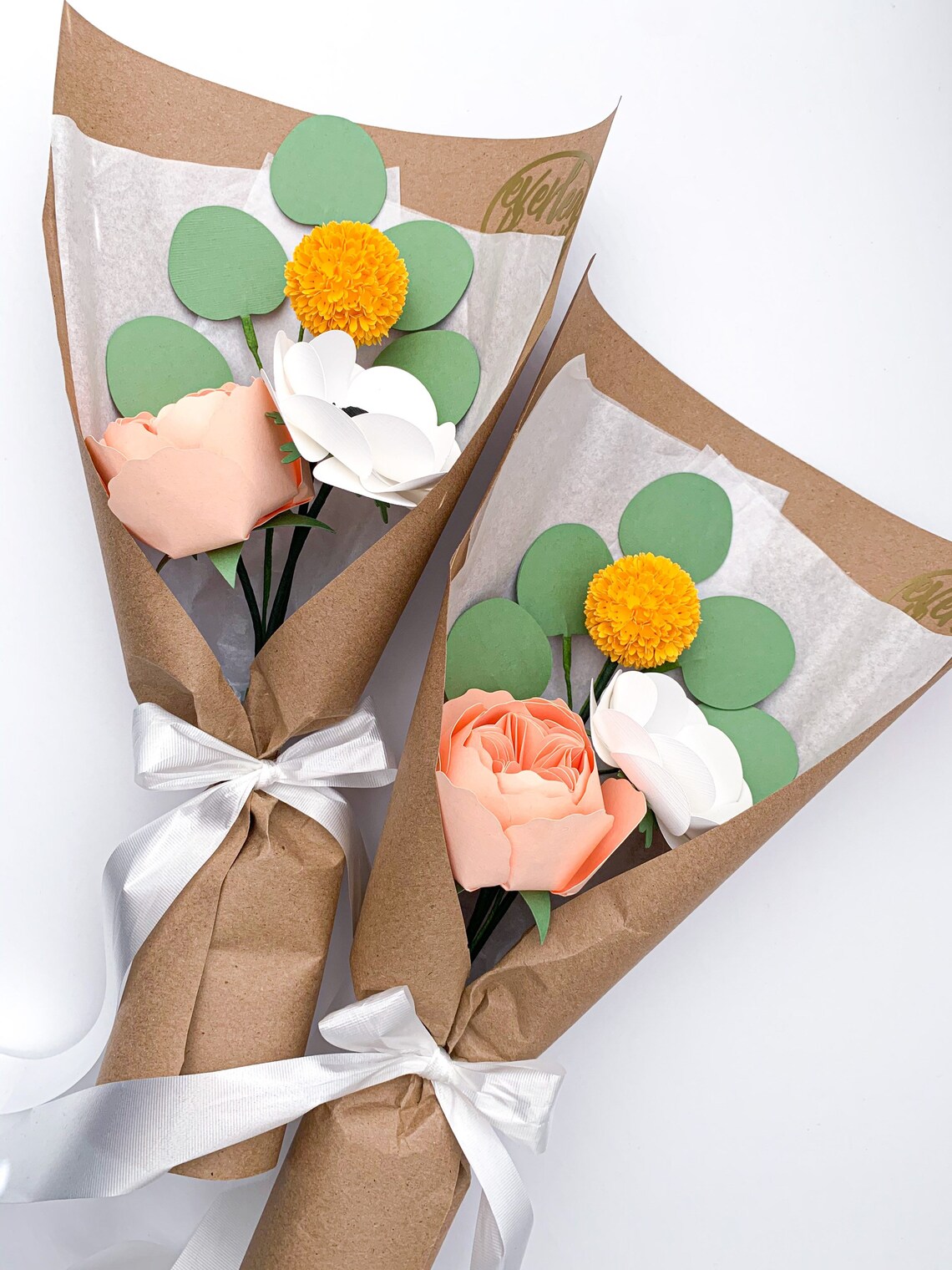 Paper Flower Bouquet Paper Anniversary Paper Gifts - Etsy