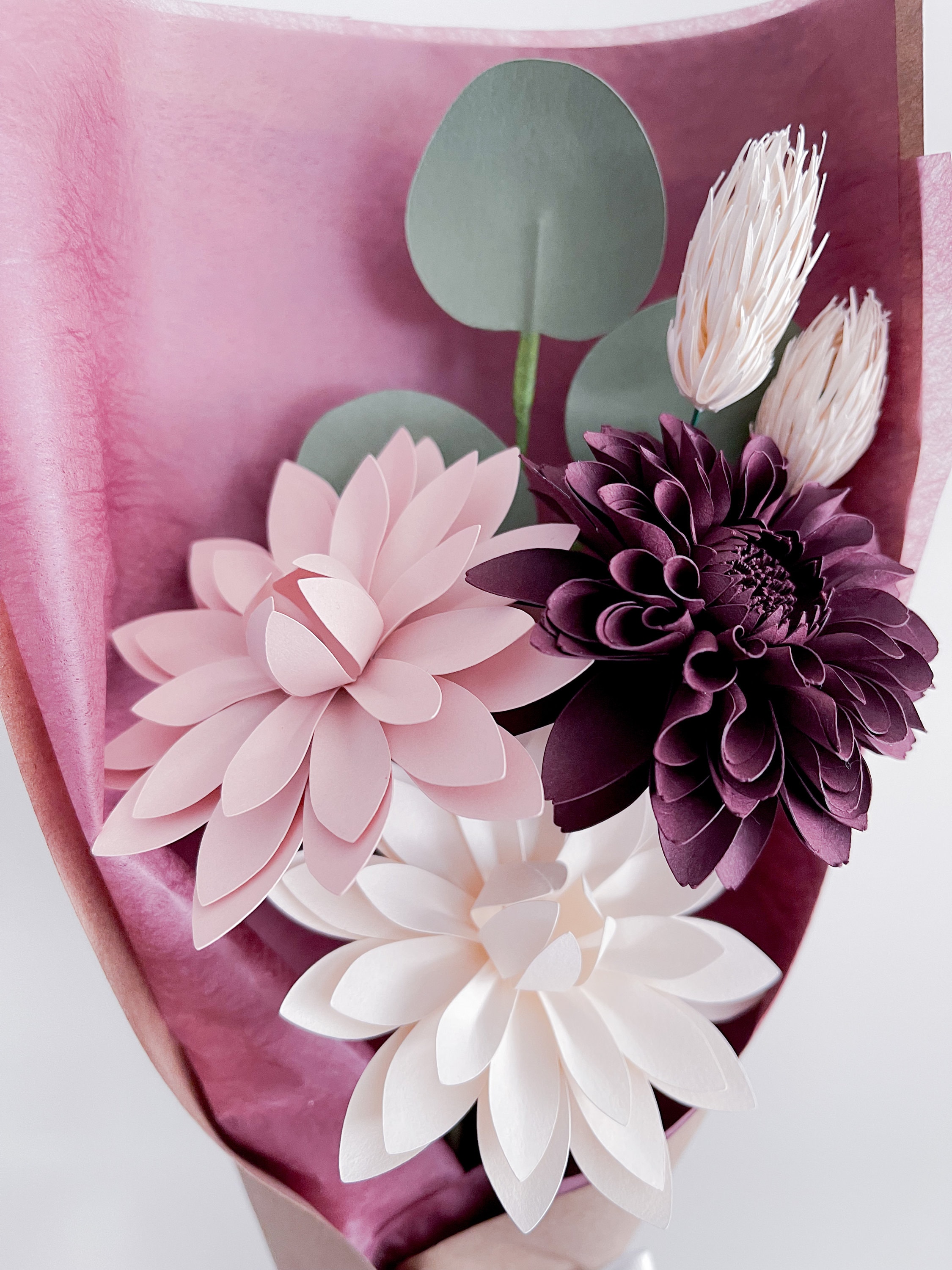 Paper Flower Bouquet Paper Anniversary Paper Gifts - Etsy