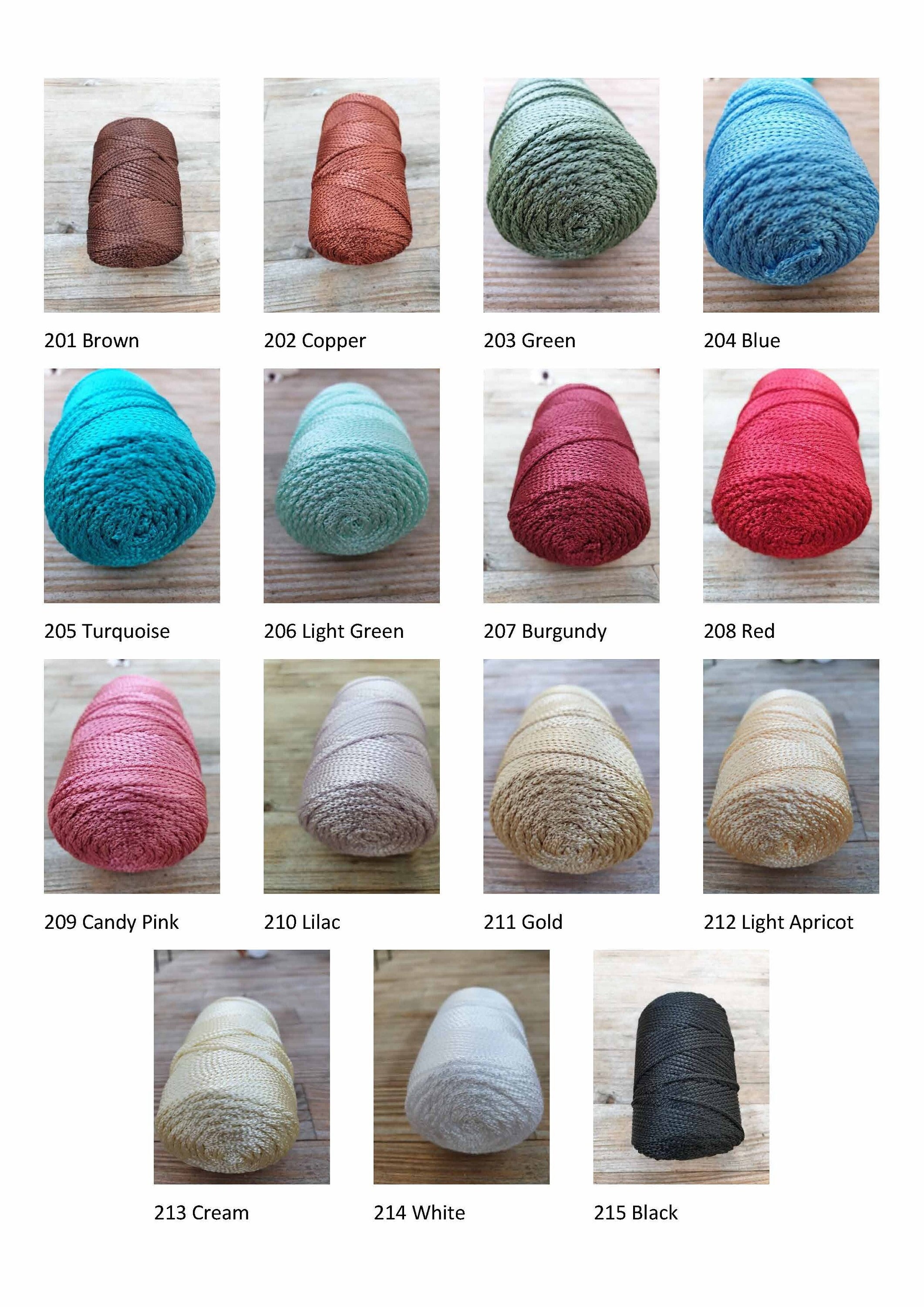 Polypropylene Macrame Rope: 100gr, 150mt for Bags & Home Decor. Tariffs ...