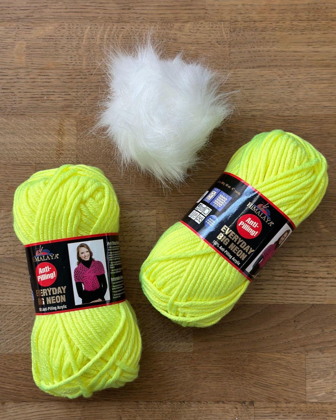 Himalaya Everyday Big Neon Yarn: Anti-pilling Acrylic, Bulky Knitting ...